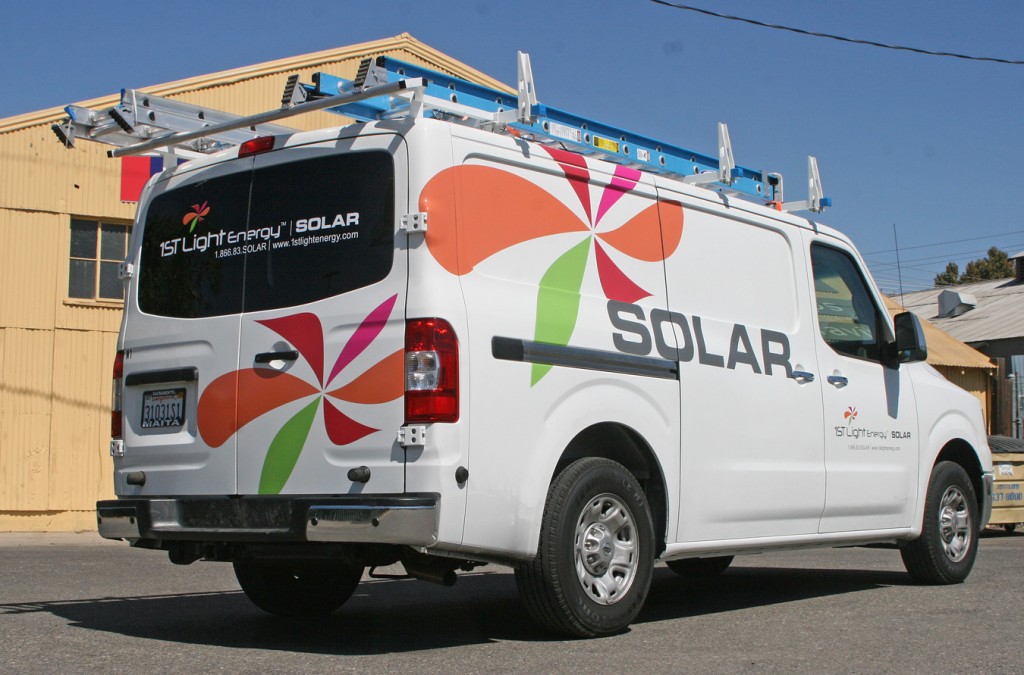 1st Light Energy Solar Truck Graphics